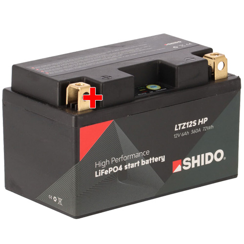Shido Batterie Shido Lithium High Performance LTZ12S HP / YTZ12S - 12V ...